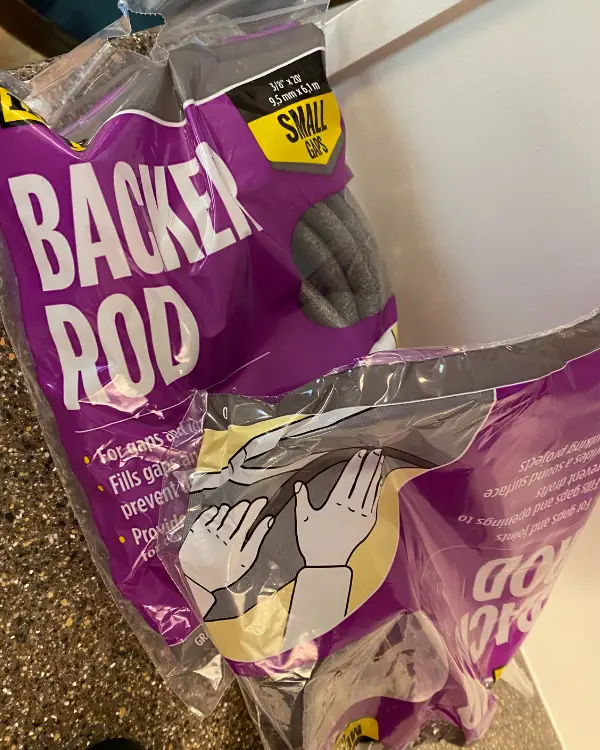 How to Fill the Gap Between Cabinet and Ceiling with Backer Rod